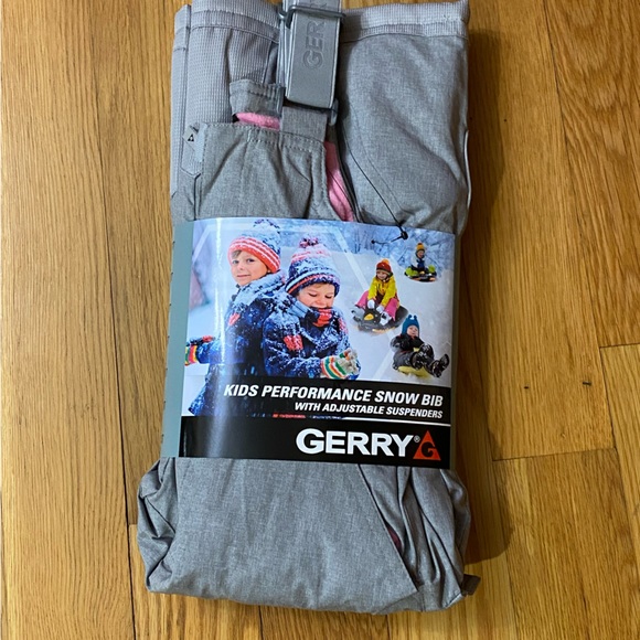 Jackets & Coats | Gerry Snow Bibs Gray And Pink Toddler Size 3t New ...